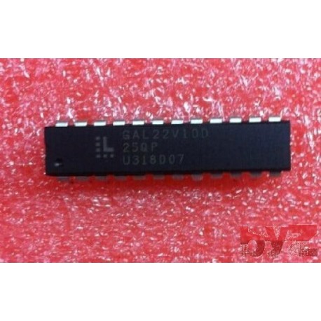 GAL22V10D-25QP - Logic Device Programmables DIP 24 GAL22V10D-25Q ...