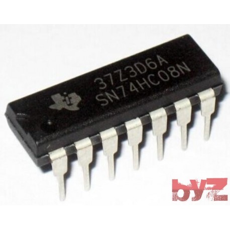 HD74HC08P - M74HC08B1R Gate And DIP 14 M74HC08 74HC08 CD74HC08 SN74HC08 74LS08 - BYZ