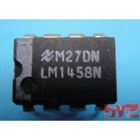 LM1458N - OP Amp Dual GP ±18V PDIP 8 LM1458 - BYZ