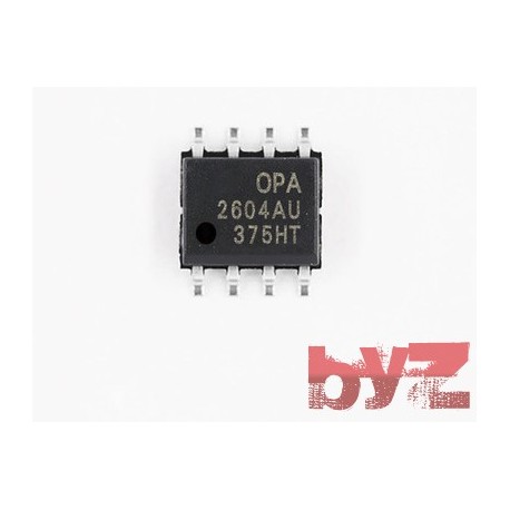 OPA2604AU - IC OPAMP GP 2 CIRCUIT 8SOIC - BYZ